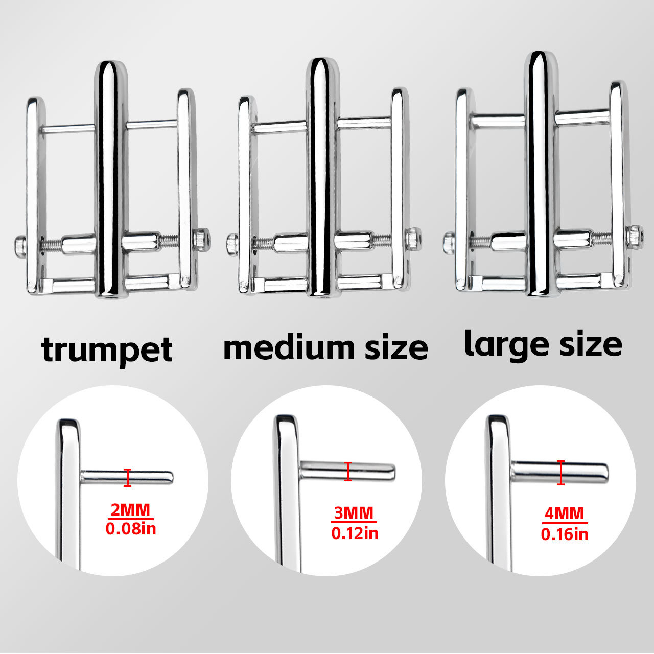 Double-Sided PA Lock Piercing Clamp – Painless Prince Albert Hole Punc ...