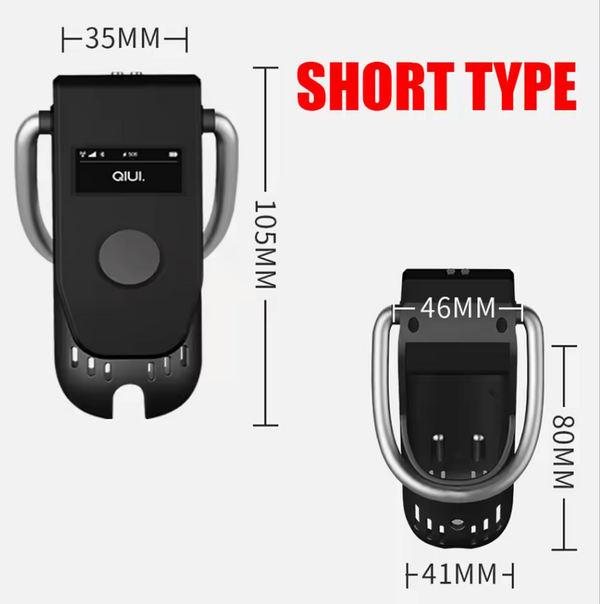 Cellmate3 Electric Shock Male Chastity Cage - APP Control Small/Large ...