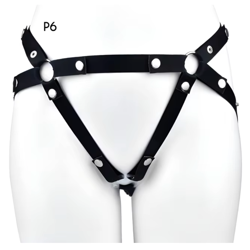 Triple-Support Elastic Strap for Chastity Cage Belt Male Cock Cage Harness - Black/Pink ...