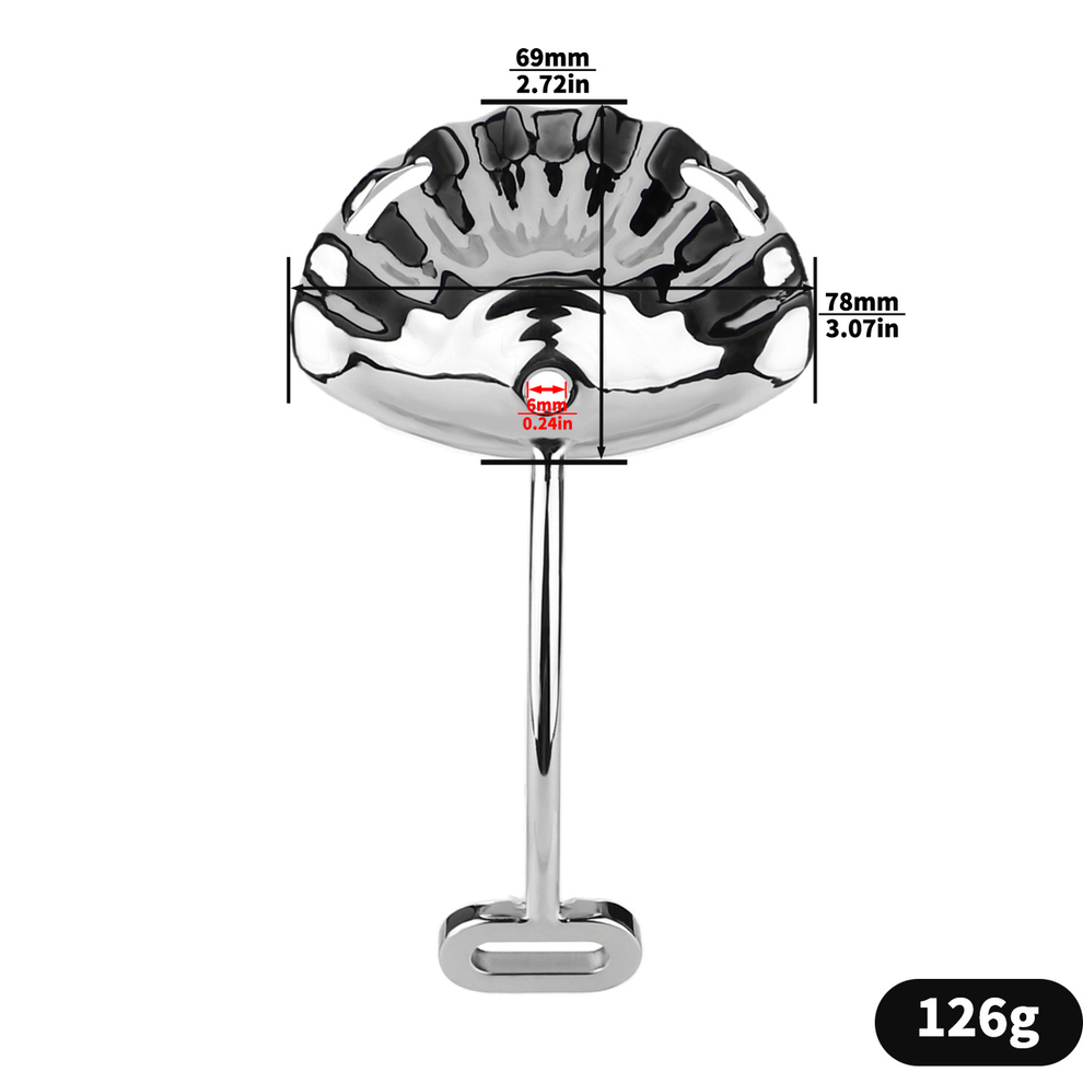Micro Metal Shell Chastity Cage with Anal Plug and Soft Catheter ...