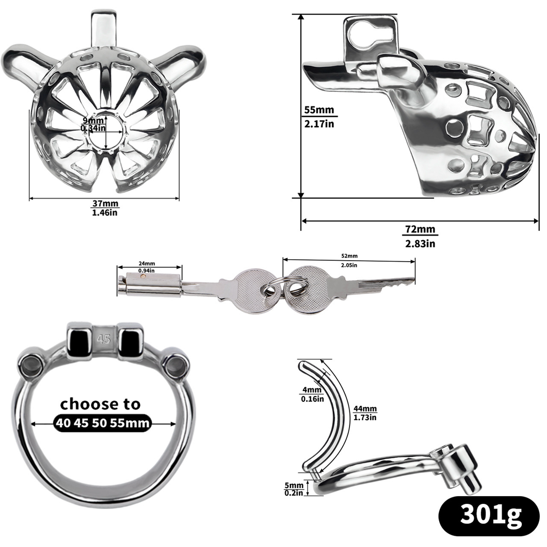 Shop Our Small Chastity Cage For Men - InvertedChastity